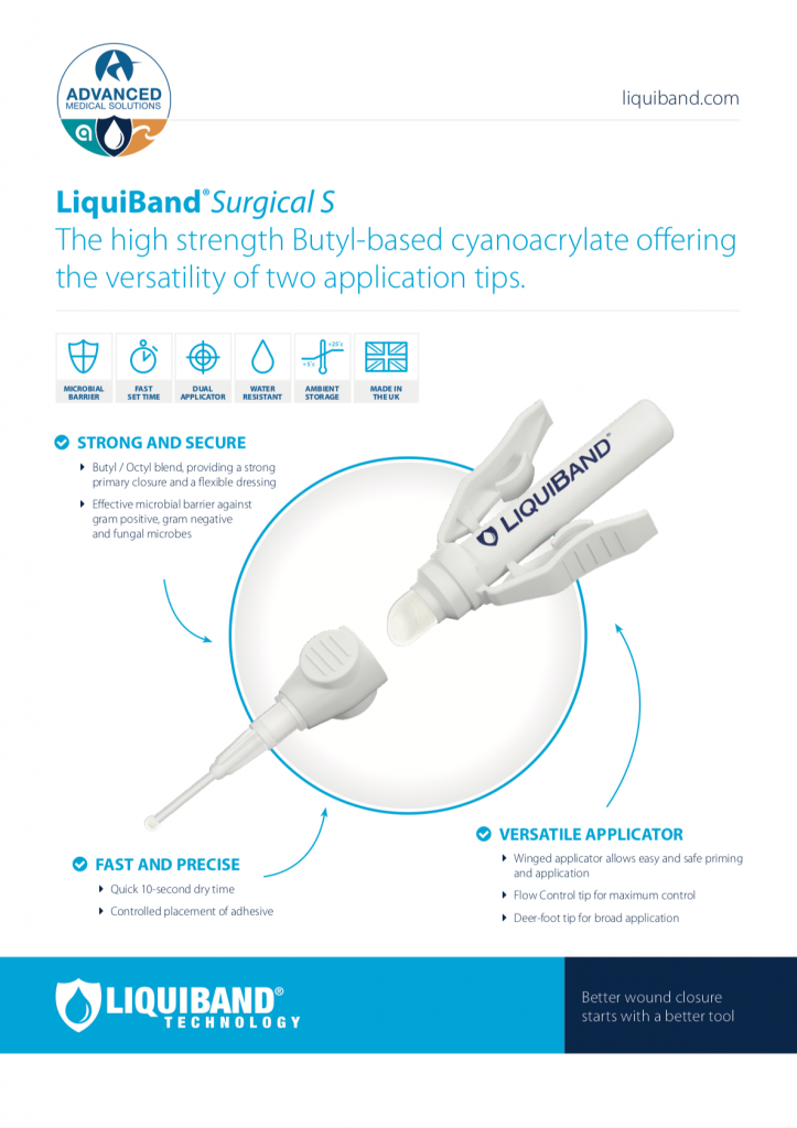 LiquiBand® Surgical S - Wound Closure - Microbial Barrier Protection